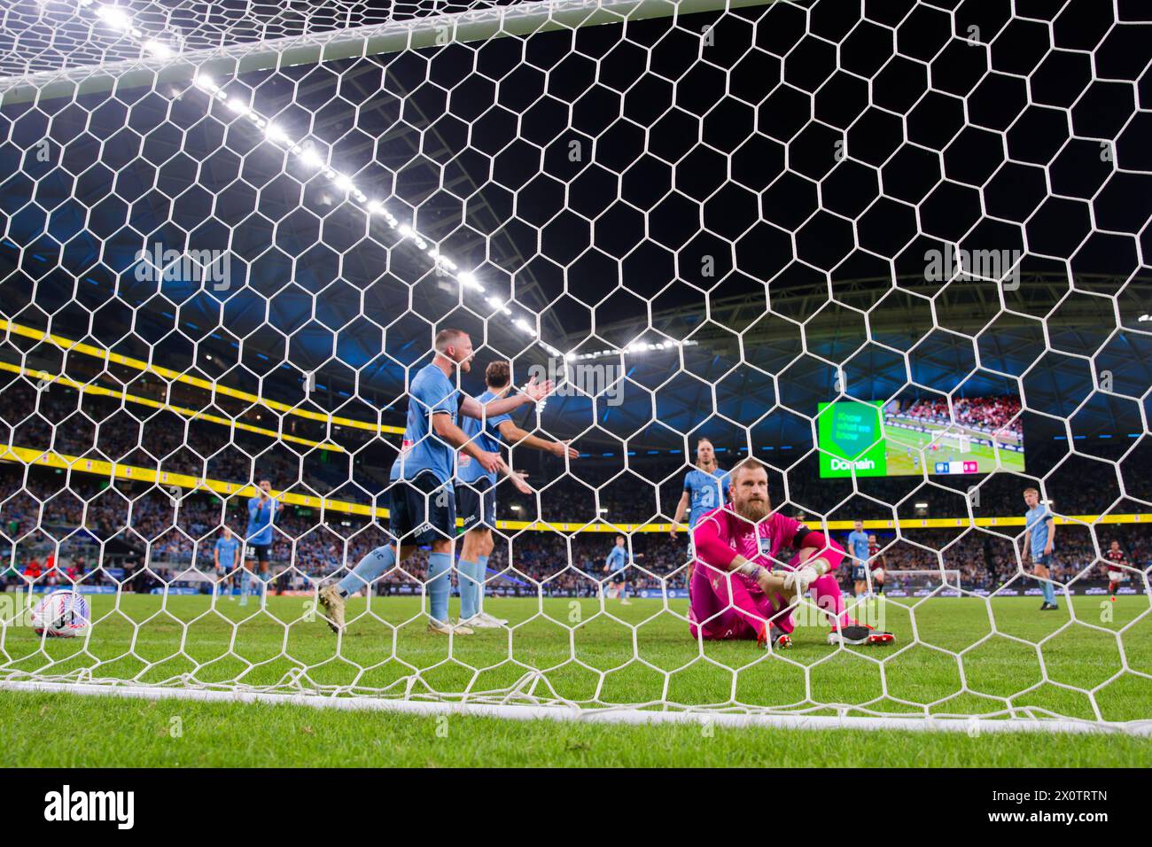 Sydney, Australia. 13th Apr, 2024. Goalkeeper, Andrew Redmayne of ...