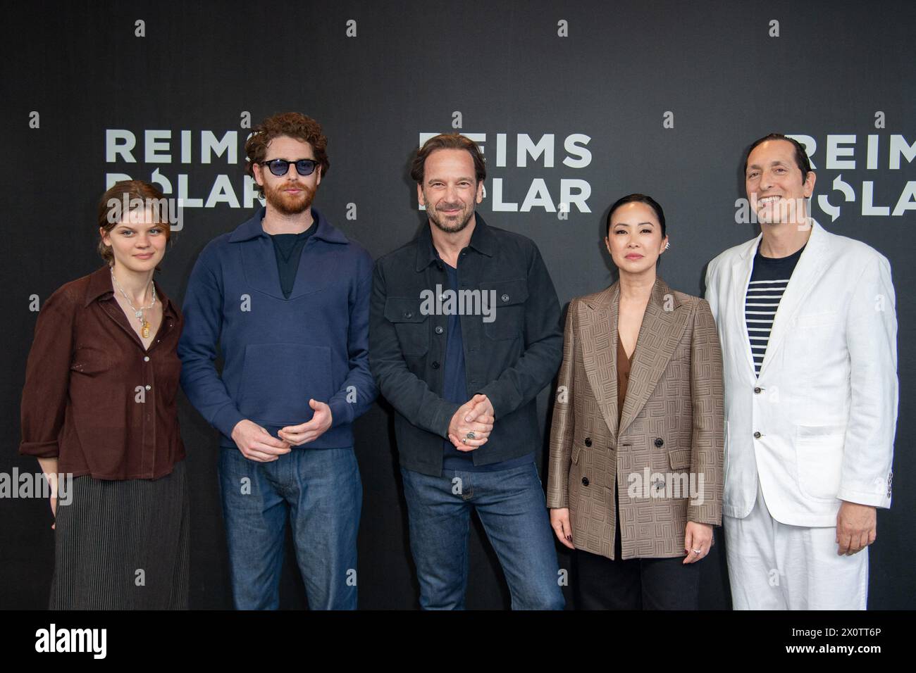 Reims, France. 13th Apr, 2024. Celeste Brunnquell, Pablo Pauly ...