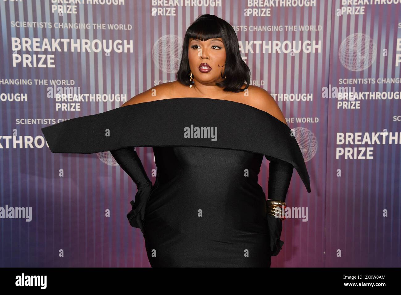 LOS ANGELES, CA - APRIL 13: Lizzo at the 10th Annua Breakthrough Prize ...