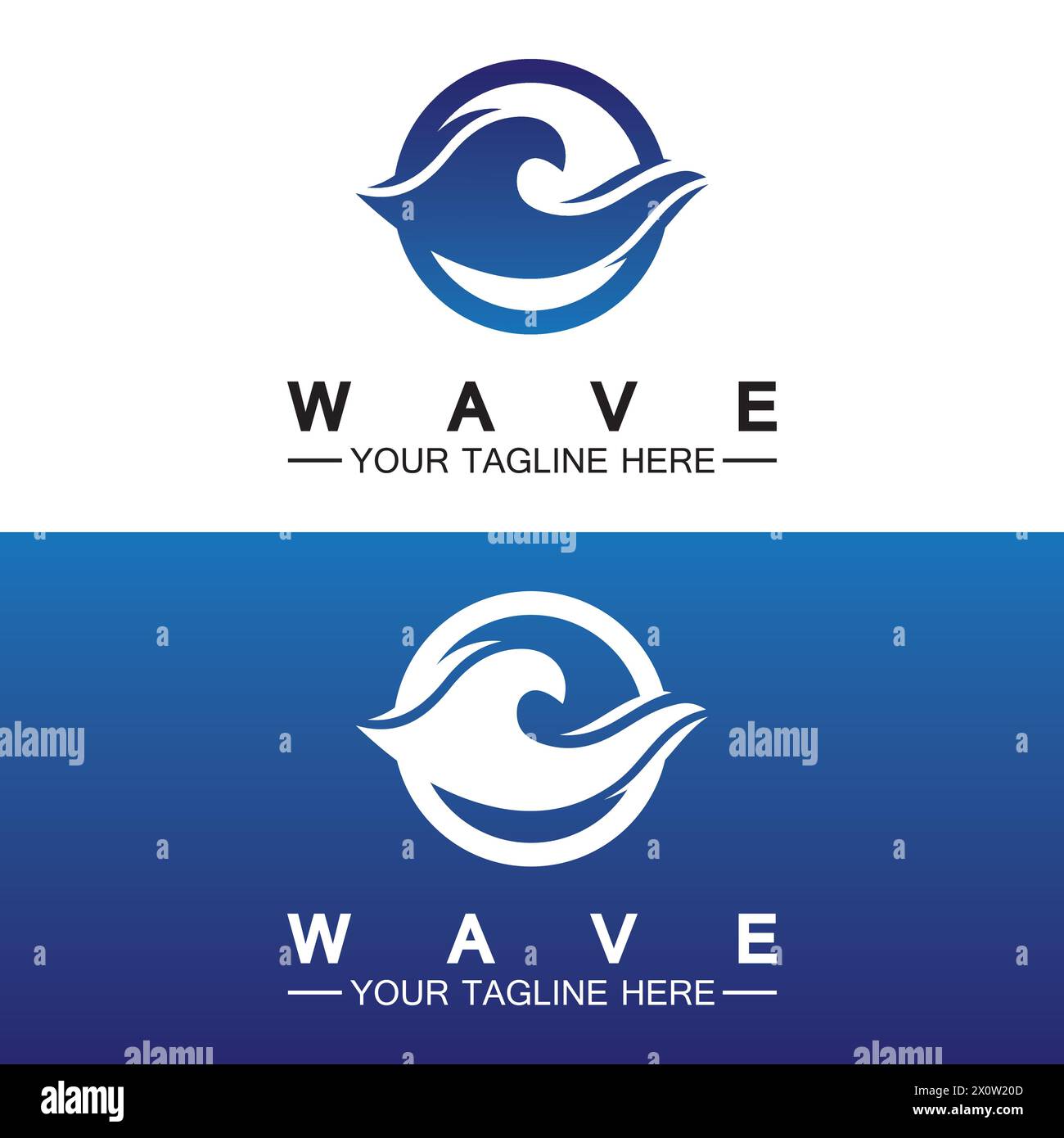 Wave symbol vector illustration design Stock Vector Image & Art - Alamy