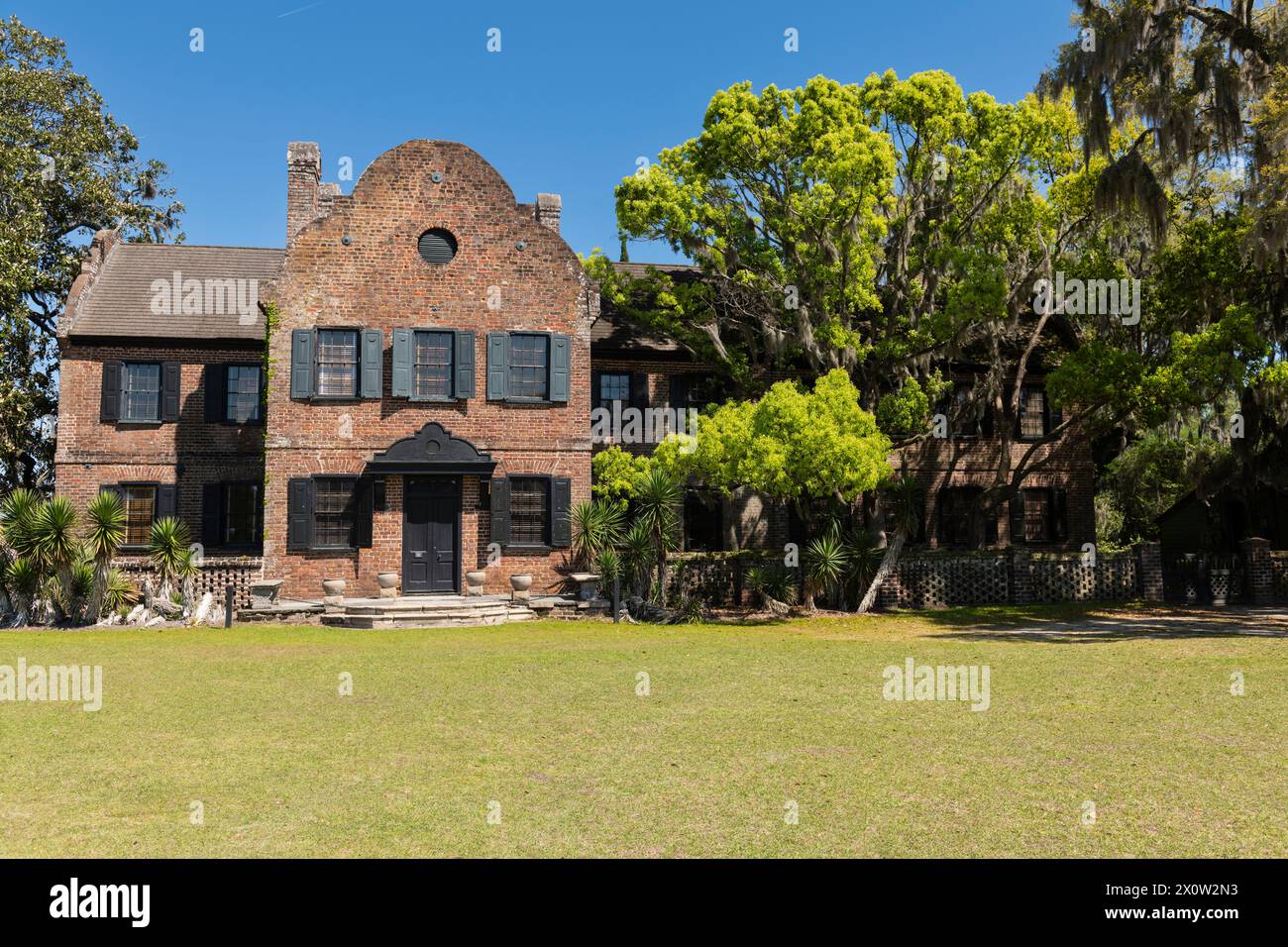 CHARLESTON, SC, USA - March 30, 2024: Main house Middleton Place is a ...