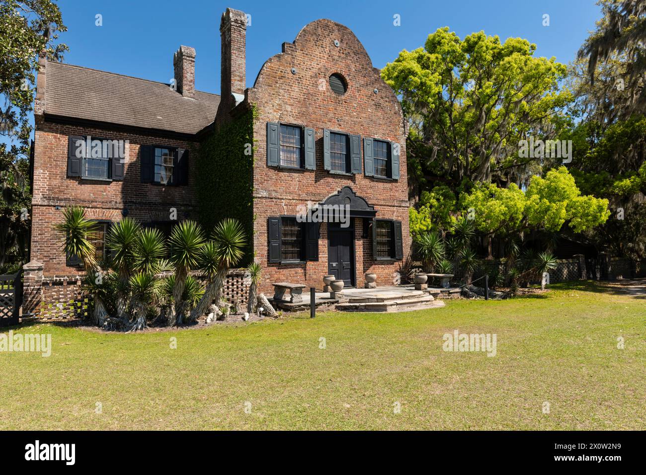 CHARLESTON, SC, USA - March 30, 2024: Main house Middleton Place is a ...