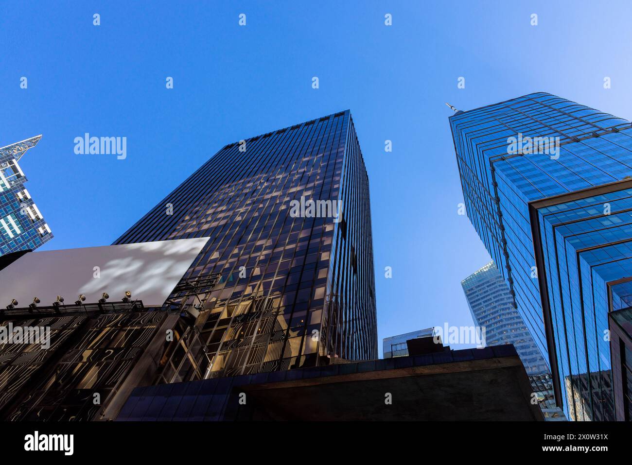 Manhattan New York City USA skyscrapers business office buildings ...