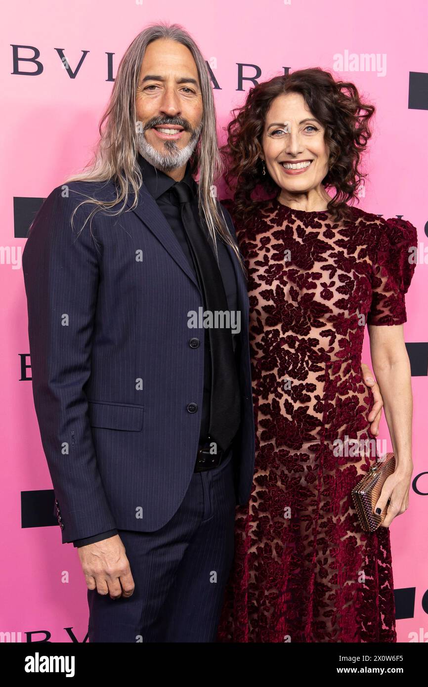 Los Angeles, USA. 13th Apr, 2024. Robert Russell and Lisa Edelstein ...