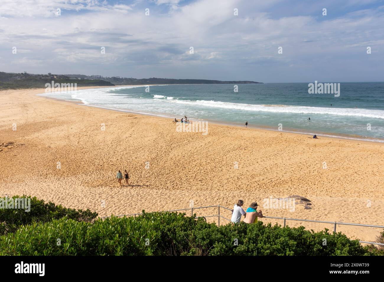 Short Point Beach from Recreation Reserve, Merimbula, New South Wales ...