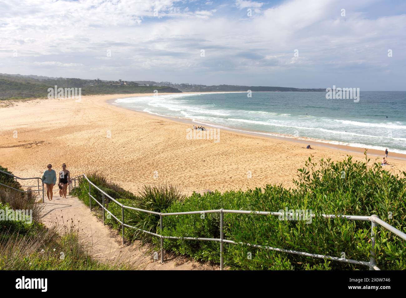 Short Point Beach from Recreation Reserve, Merimbula, New South Wales ...