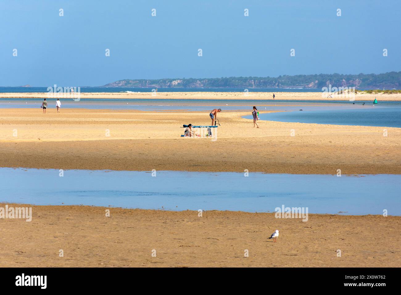 Bar Beach, Great Merimbula Channel, Merimbula, New South Wales ...
