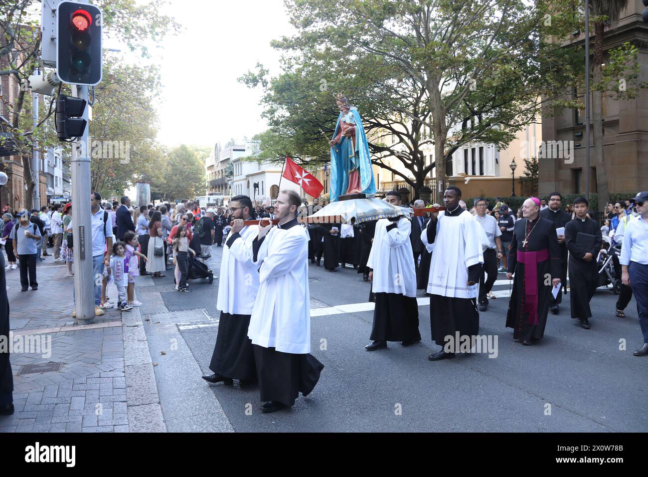 Sydney, Australia. 14th April 2024. “The Feast of the Annunciation is ...