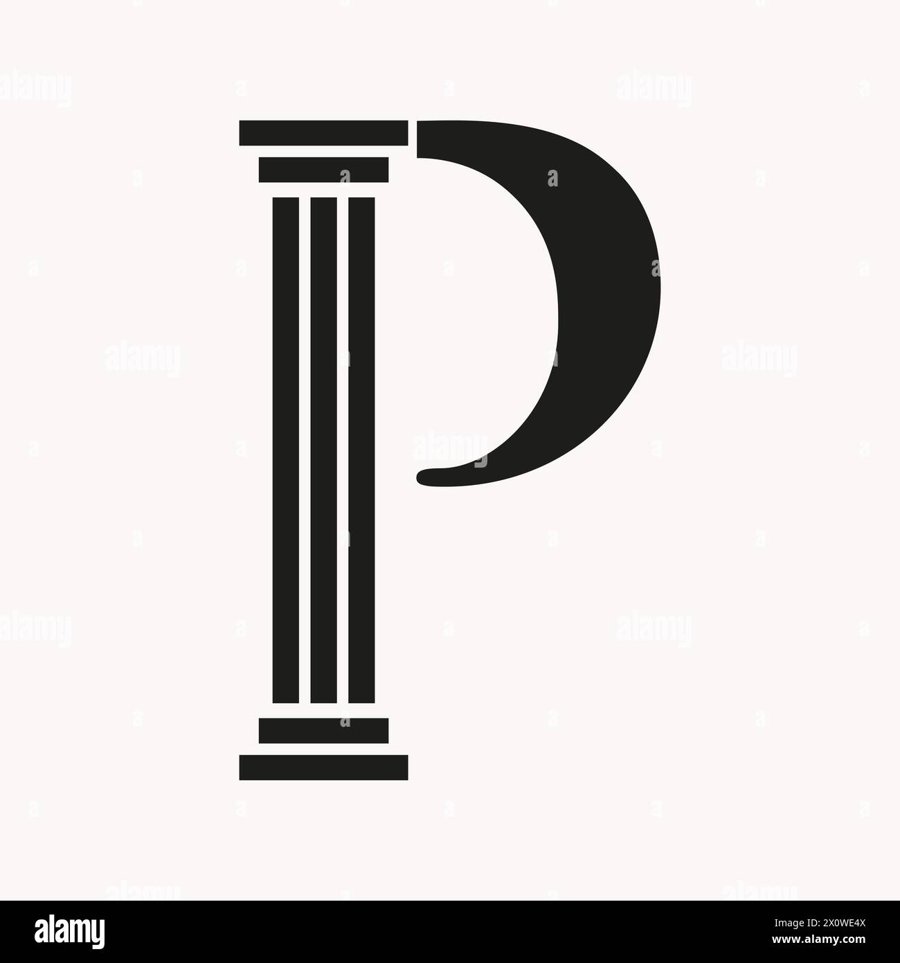 P law logo Stock Vector Images - Alamy