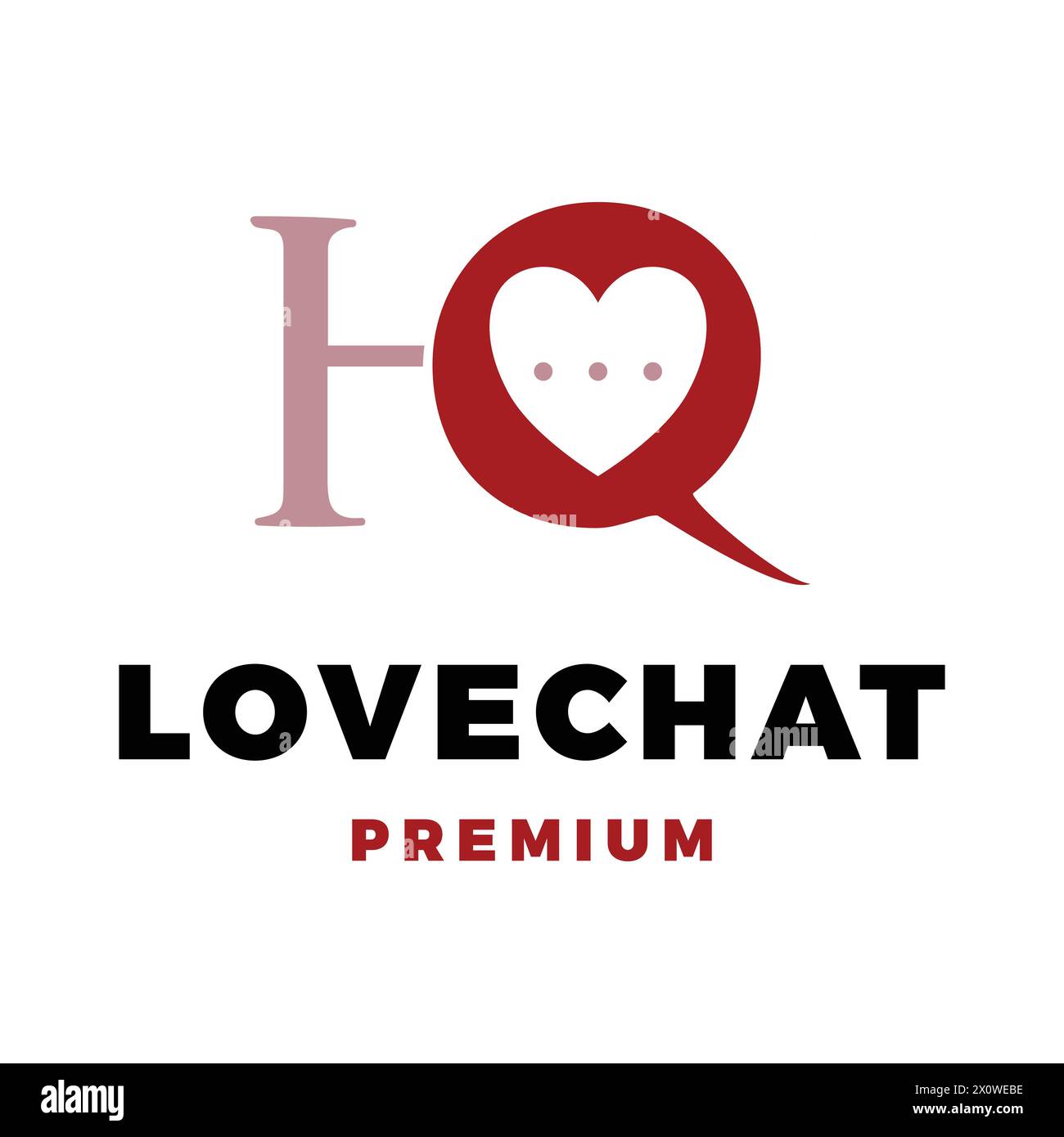 H love logo hi-res stock photography and images - Alamy