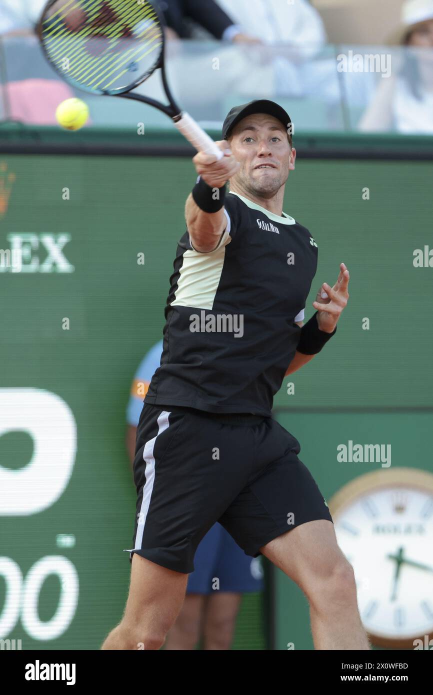 Casper Ruud of Norway during day seven of the Rolex Monte-Carlo 2024 ...