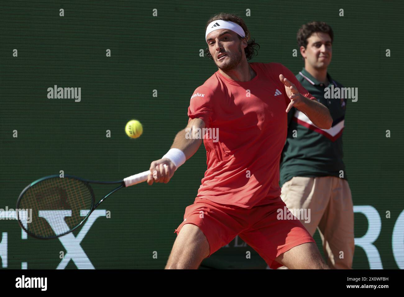 Stefanos Tsitsipas of Greece during day seven of the Rolex Monte-Carlo 2024, ATP Masters 1000 ...