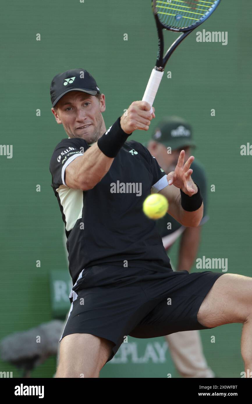 Casper Ruud of Norway during day seven of the Rolex Monte-Carlo 2024 ...