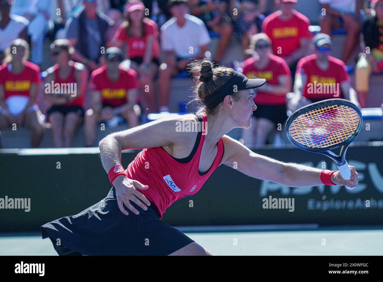 Orlando, United States. 13th Apr, 2024. Belgian Marie Benoit pictured ...