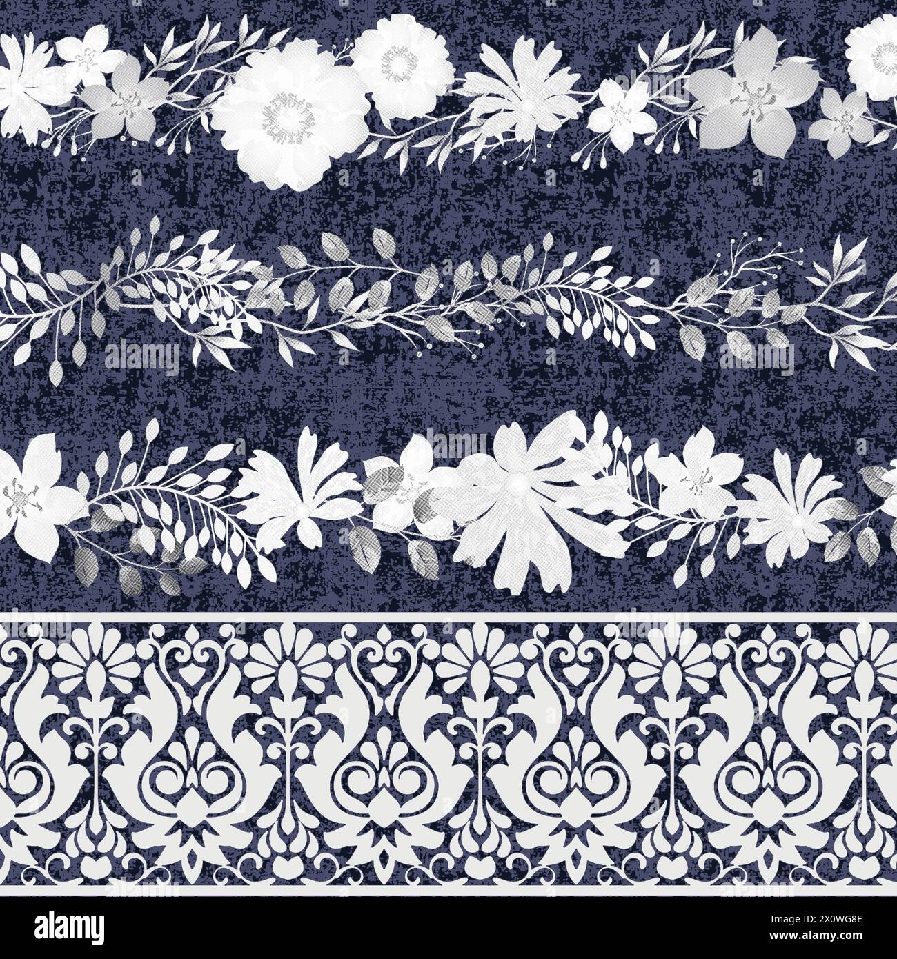 Textile graphic pattern artwork Stock Vector Image & Art - Alamy