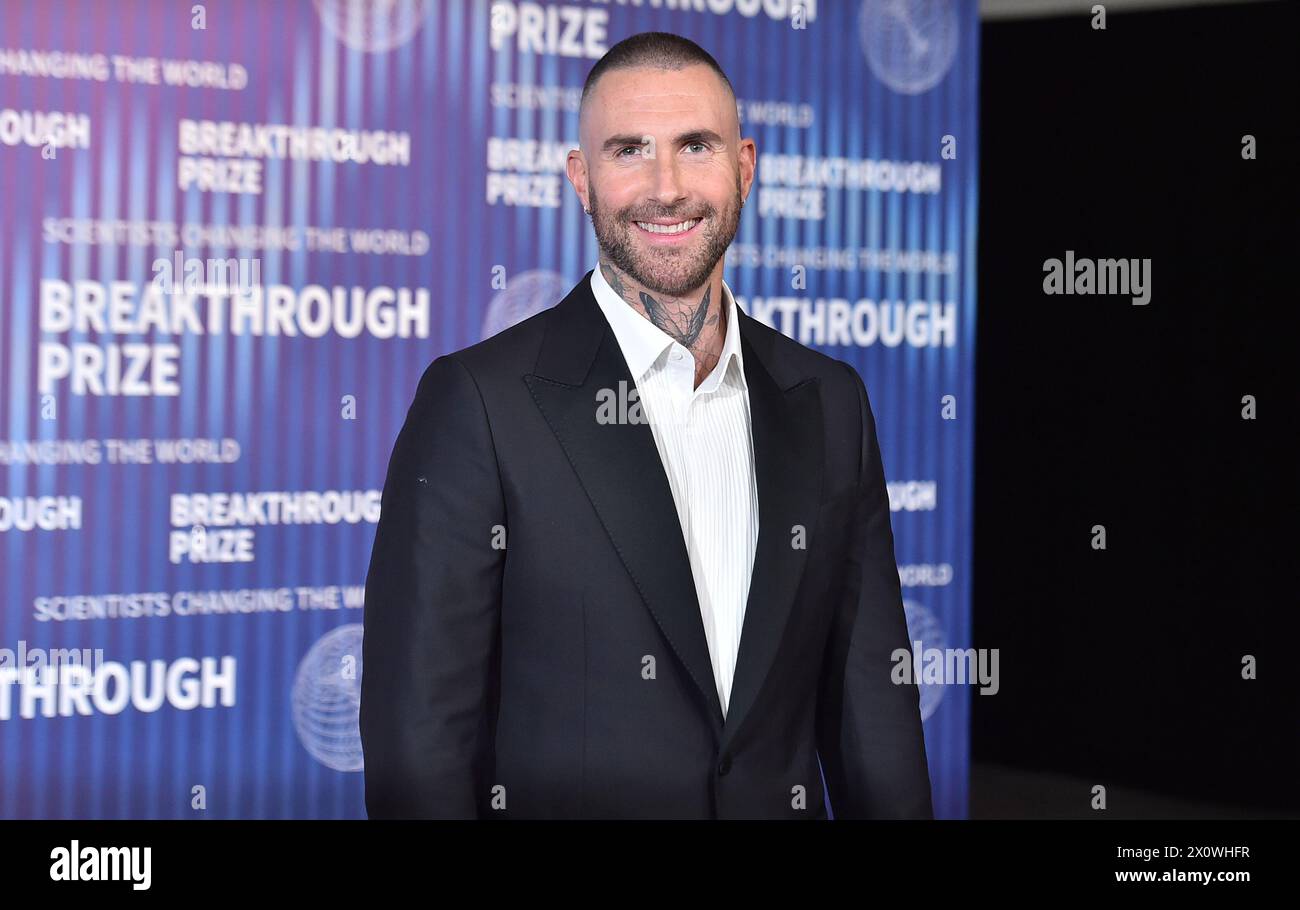 Adam Levine arrives at the 10th Breakthrough Prize Ceremony on Saturday ...
