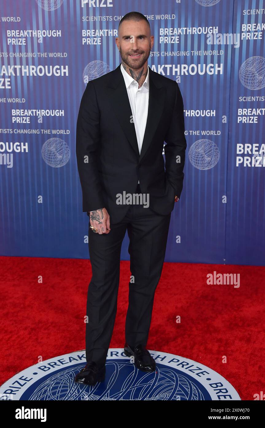 Adam Levine arrives at the 10th Breakthrough Prize Ceremony on Saturday ...