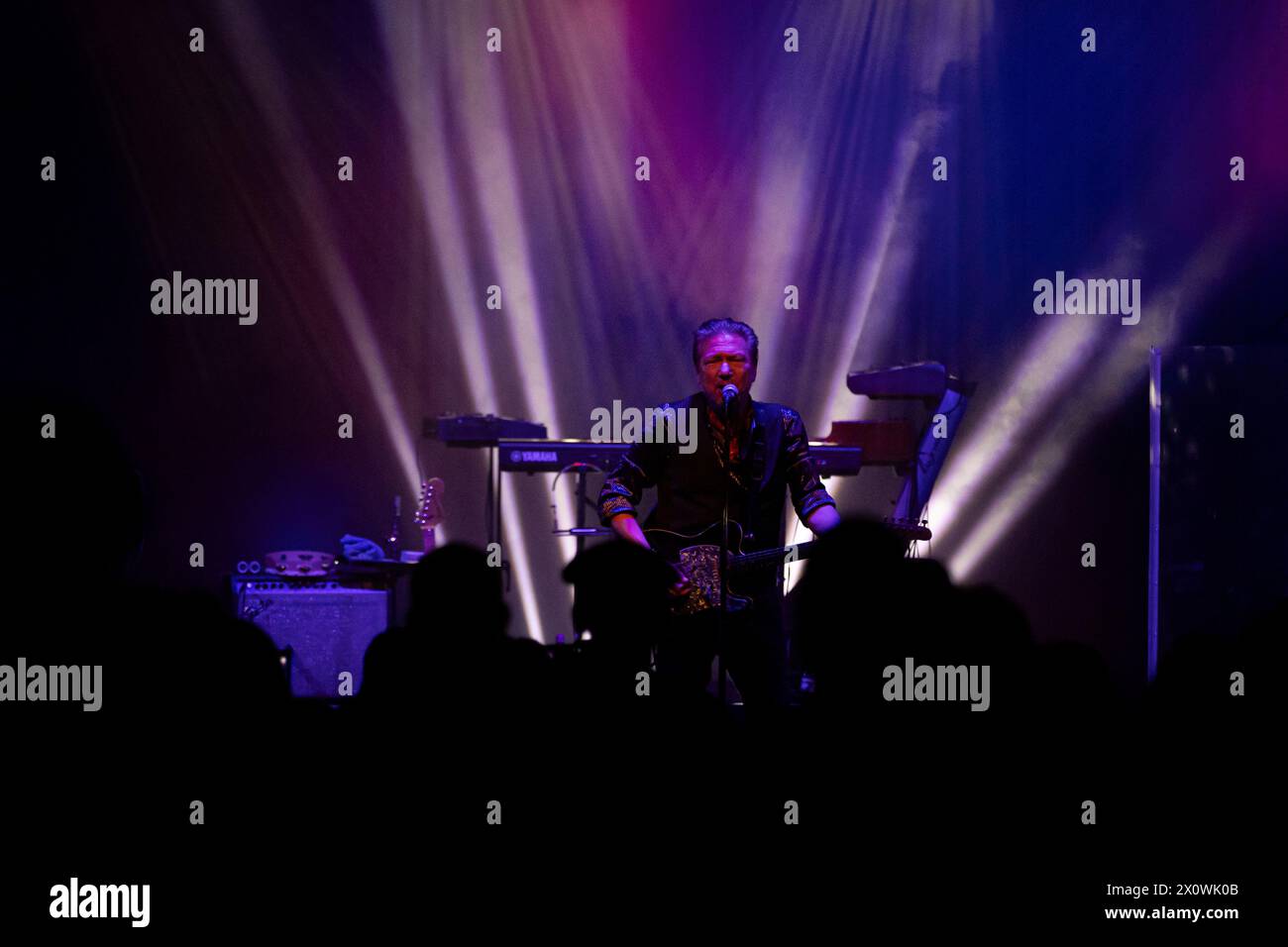 Budapest, Hungary. 13th Apr, 2024. Istvan Voros is performing at a live ...
