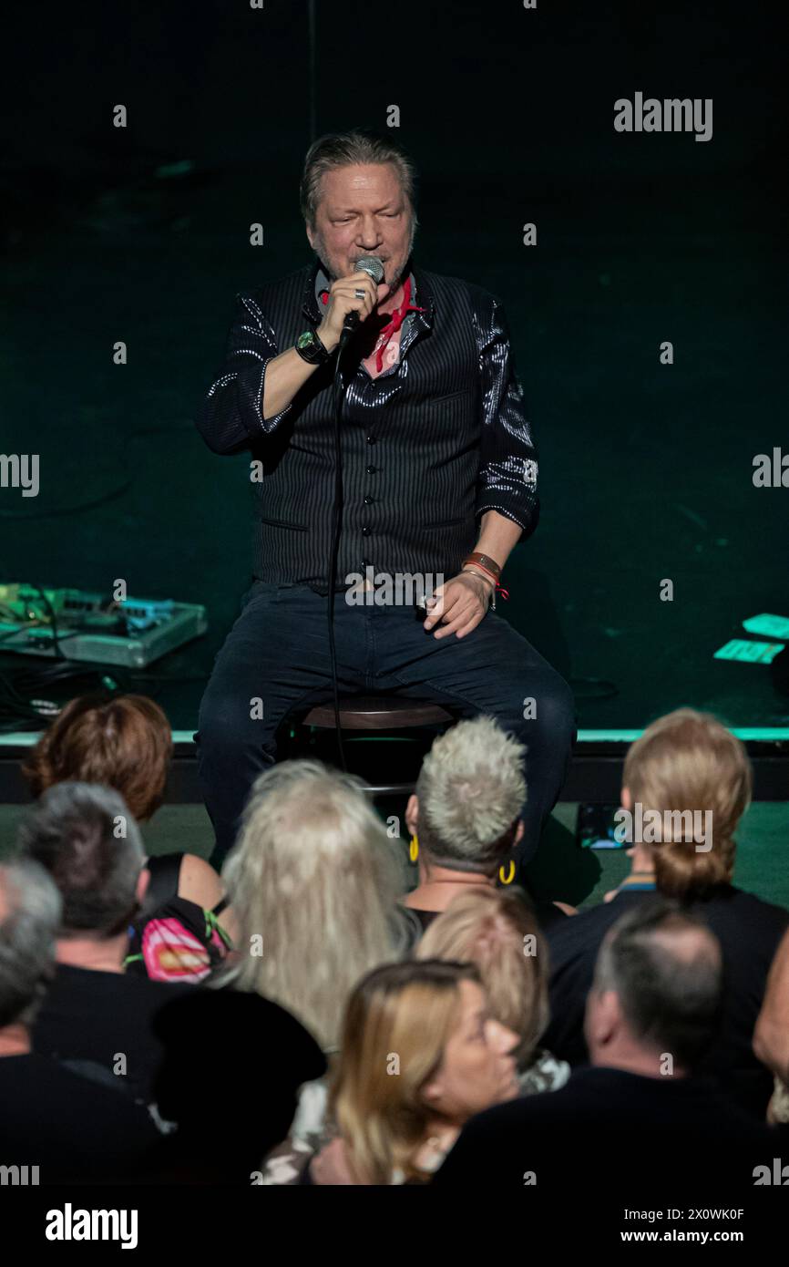 Budapest, Hungary. 13th Apr, 2024. Istvan Voros is performing at a live ...