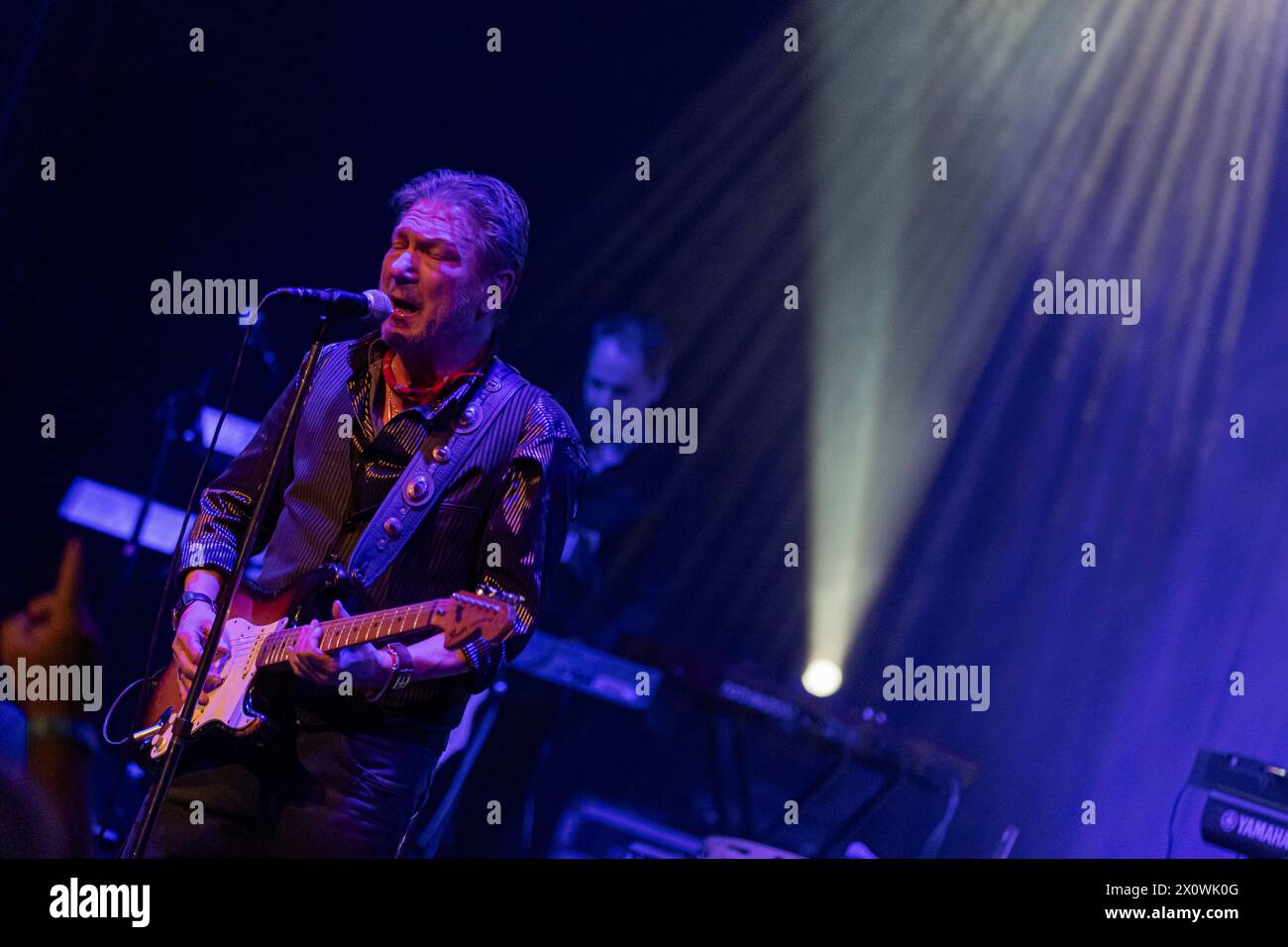 Budapest, Hungary. 13th Apr, 2024. Istvan Voros is performing at a live ...