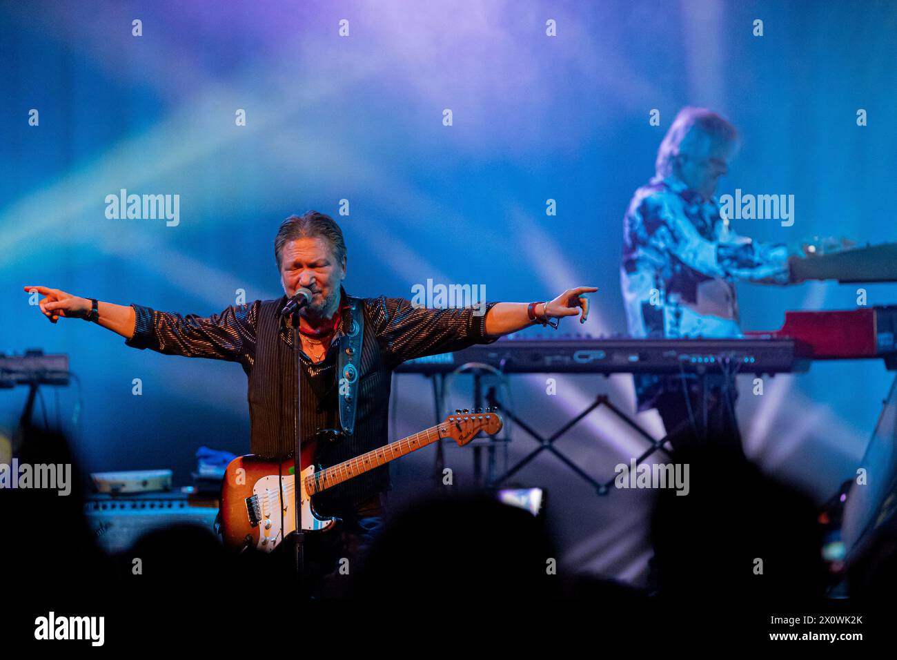 Budapest, Hungary. 13th Apr, 2024. Istvan Voros and Bela Jankai are ...