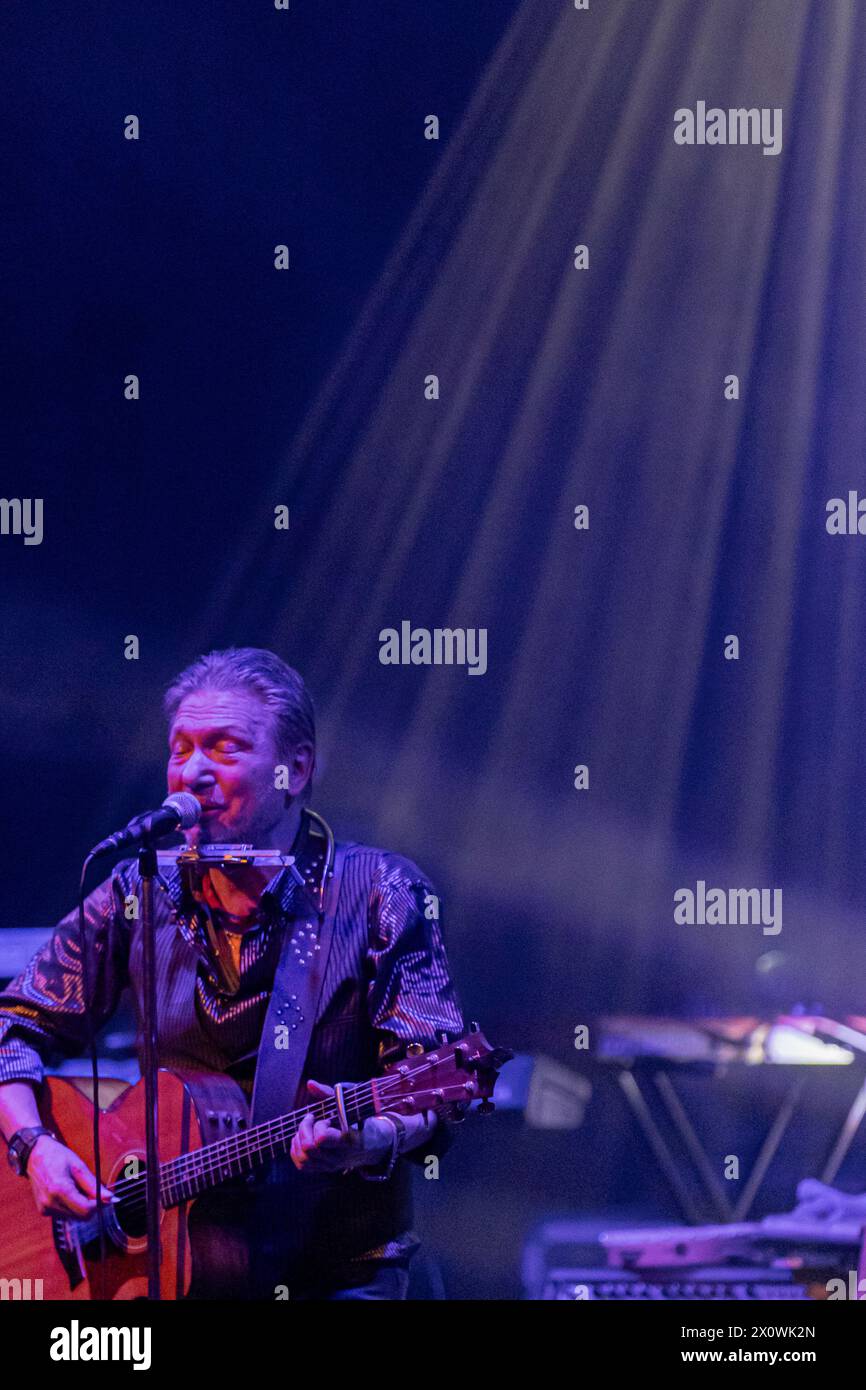 Budapest, Hungary. 13th Apr, 2024. Istvan Voros is performing at a live ...