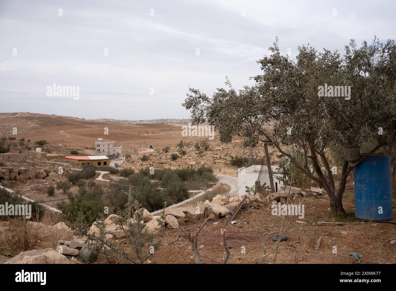 The Palestinian village of At-Tuwani in the Westbank Stock Photo - Alamy