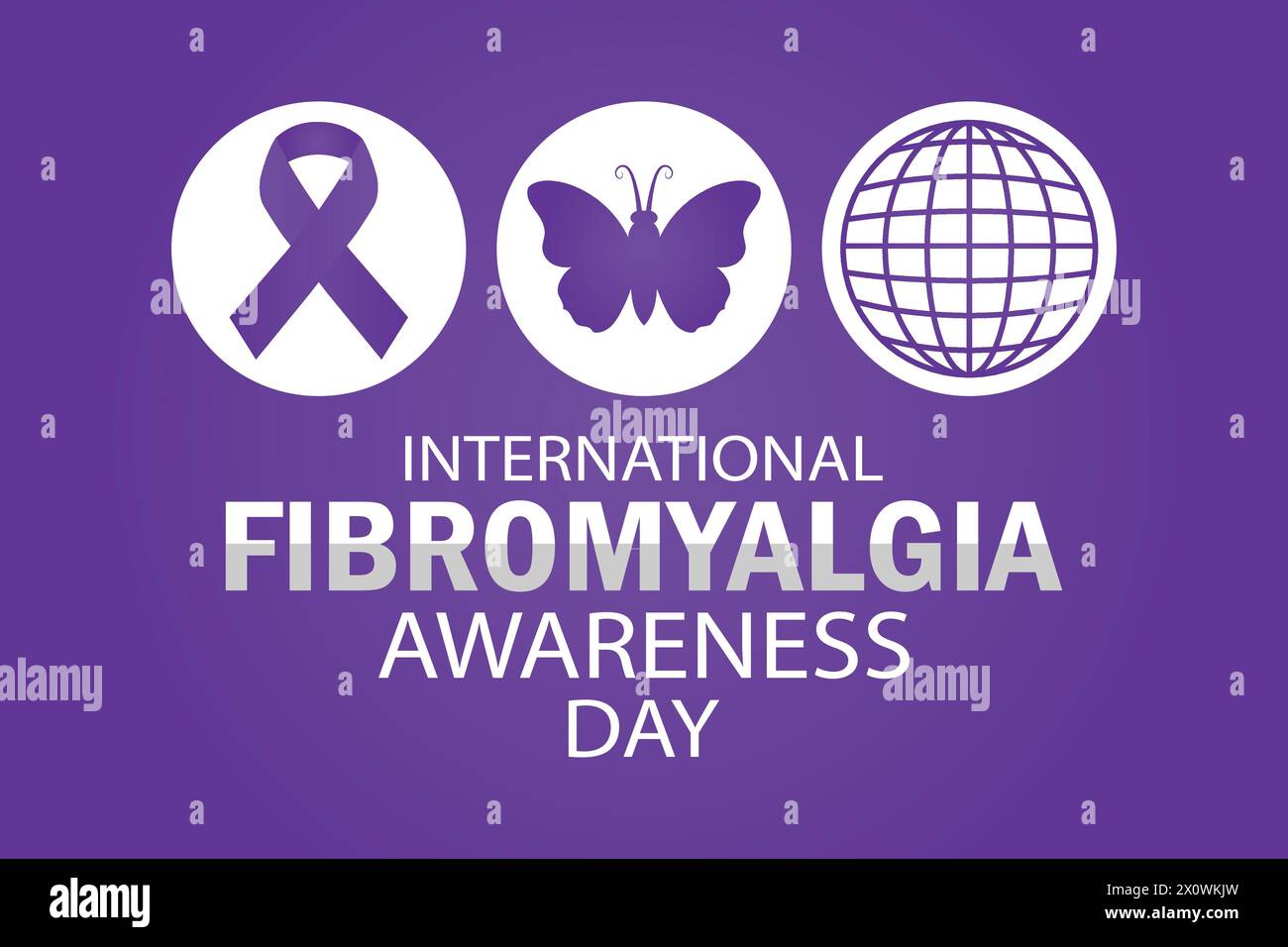 International Fibromyalgia Awareness Day. Health concept. Template for ...