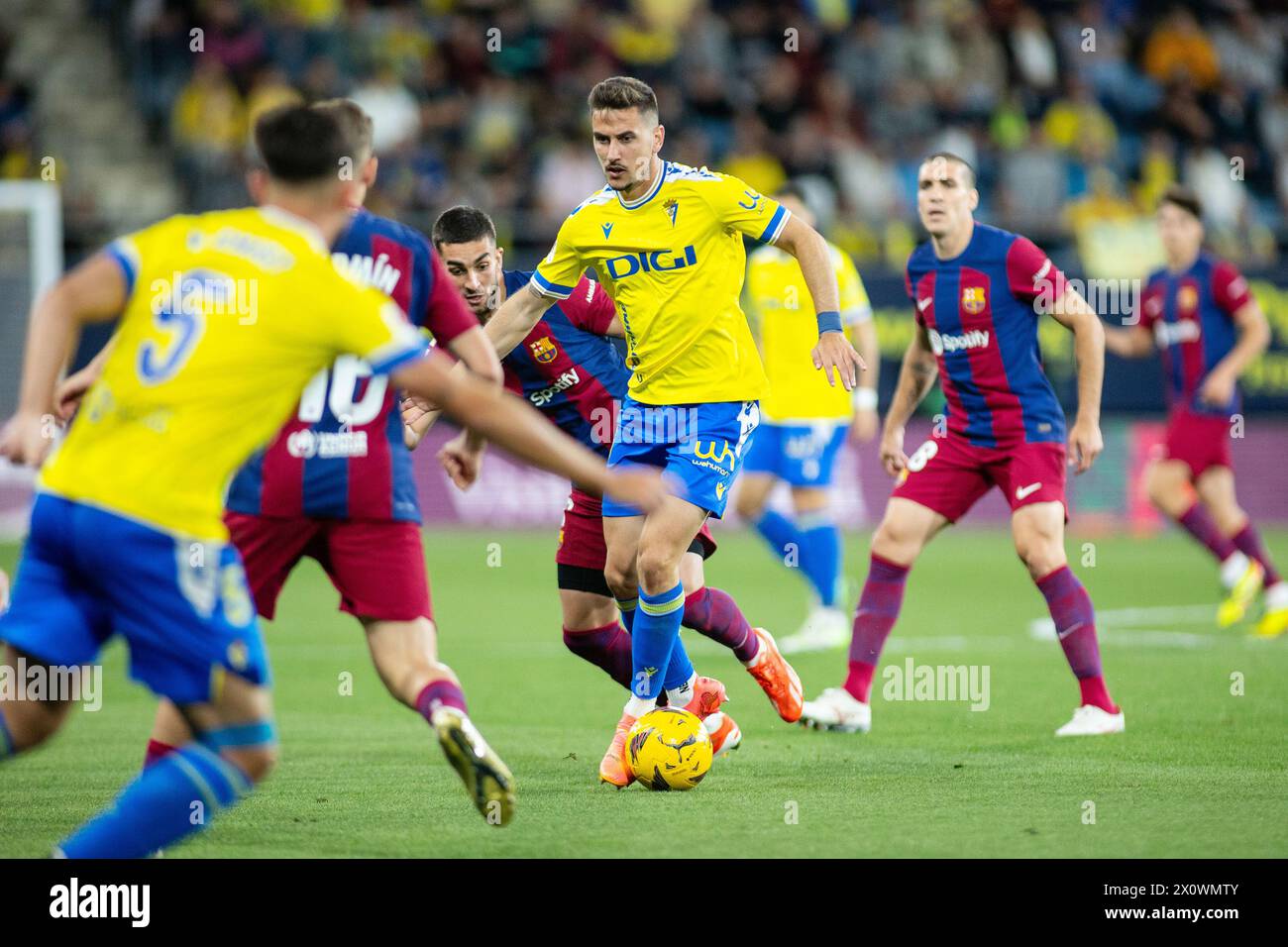 Javi Hernandez of Cadiz during the Spanish championship La Liga ...