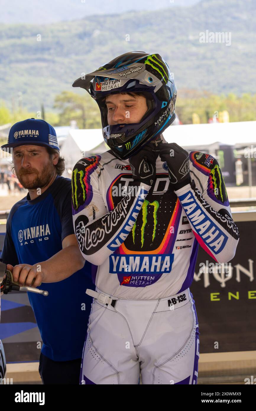 Pietramurata, Italy. 14th Apr, 2024. Bonacorsi Andrea, ITA, Yamaha ...