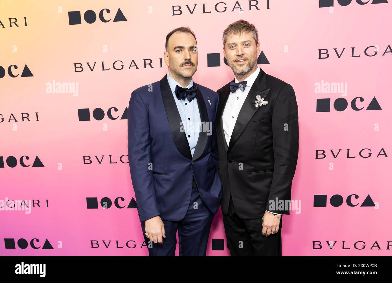 Los Angeles, USA. 13th Apr, 2024. Ezra Woods and Michael Woodcock ...