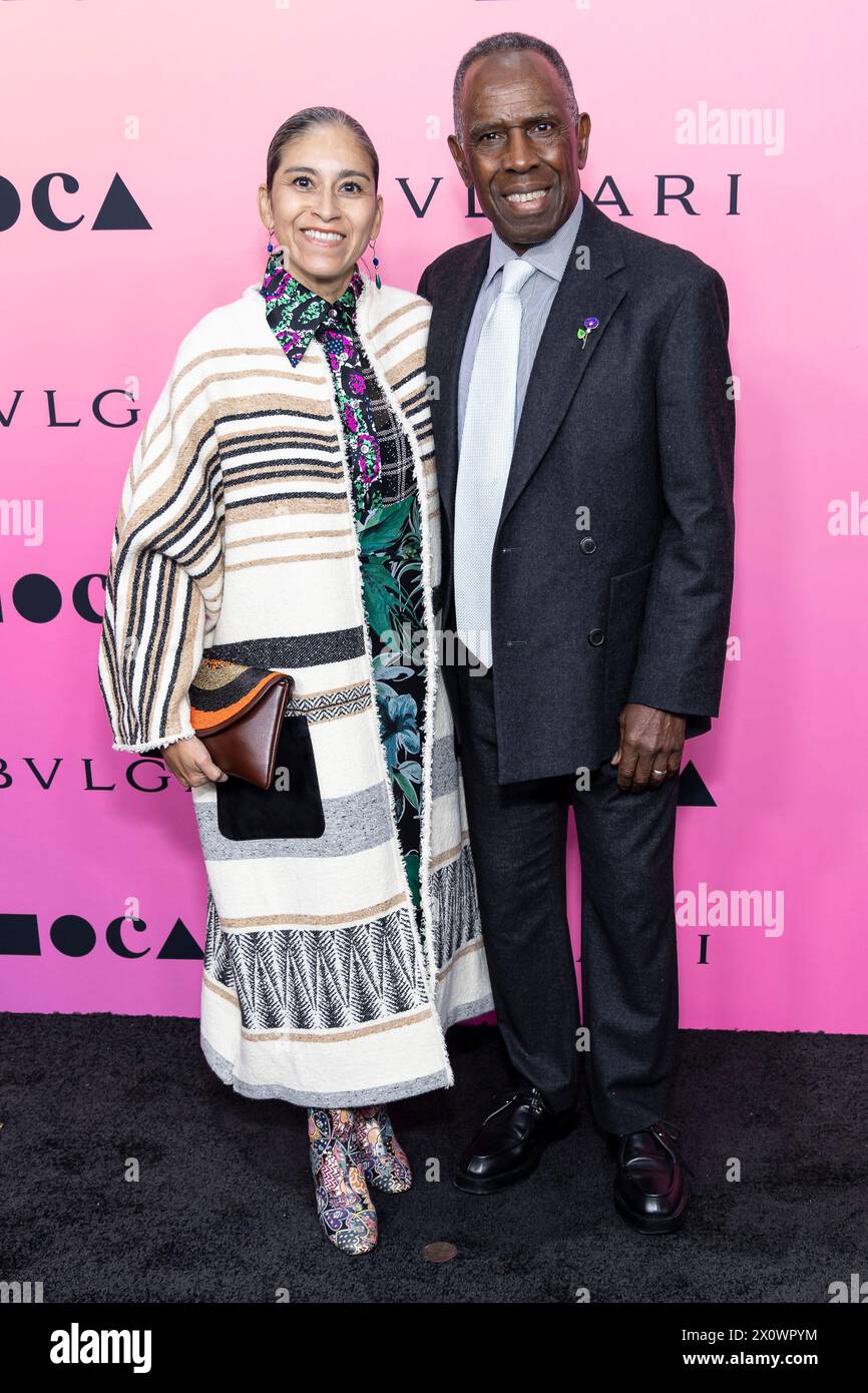 Los Angeles, USA. 13th Apr, 2024. Roxana K. Landaverde and Charles ...