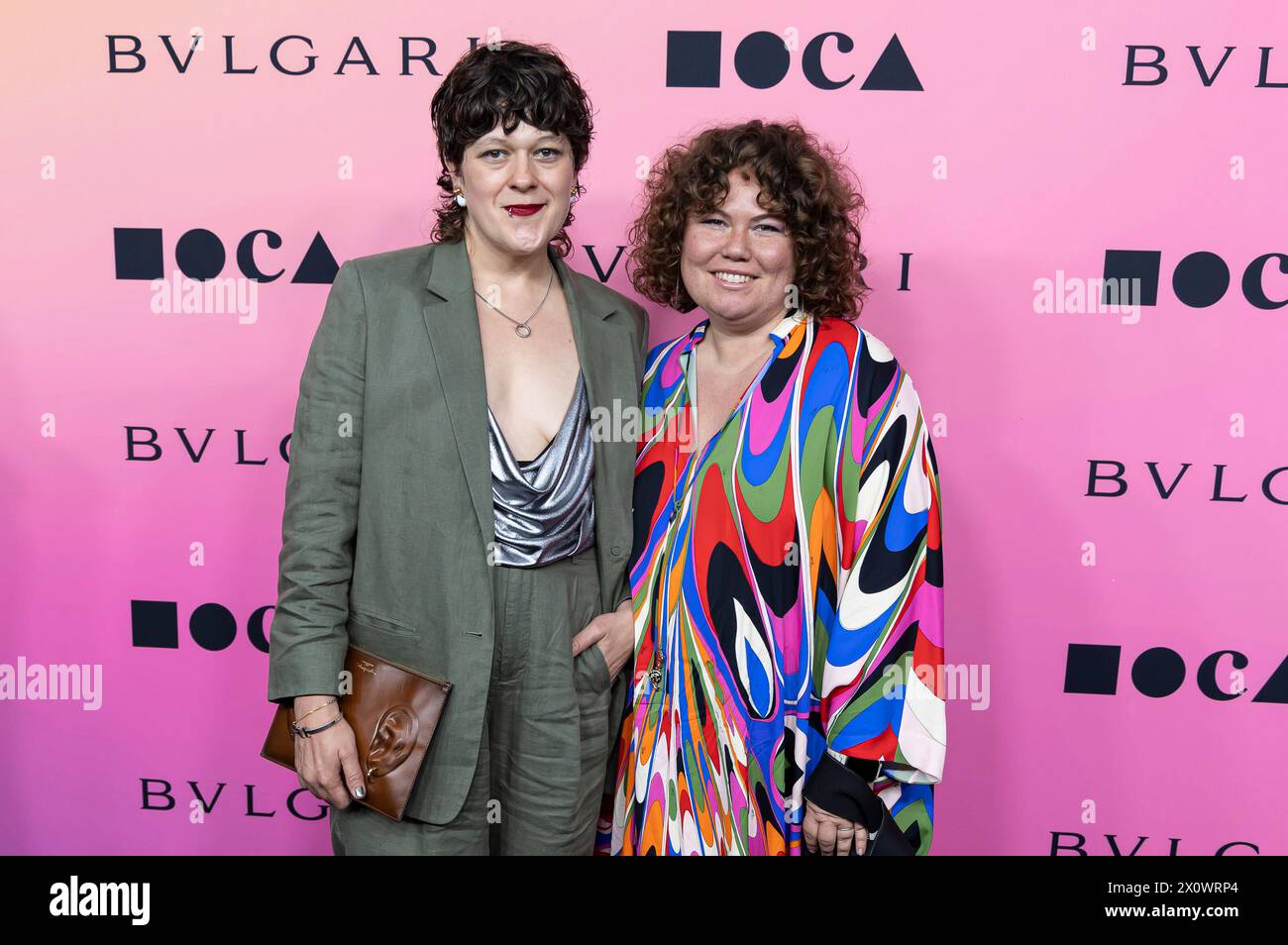 Alyssa Polk and Christina Quarles attend the arrivals of “The MOCA Gala ...