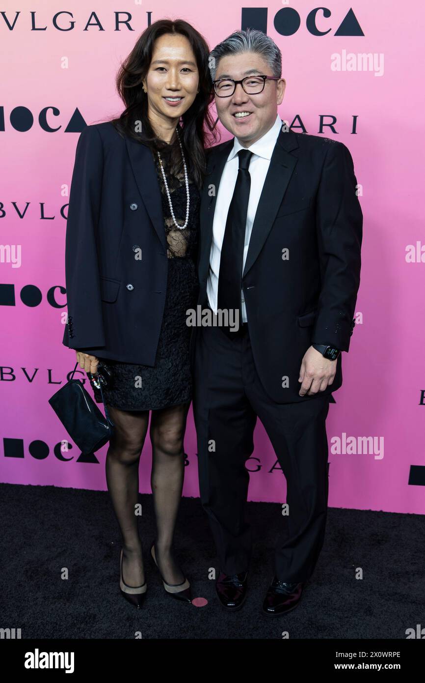 Sarah Koo and Jacob Koo attend the arrivals of “The MOCA Gala” at The Geffen Contemporary at ...