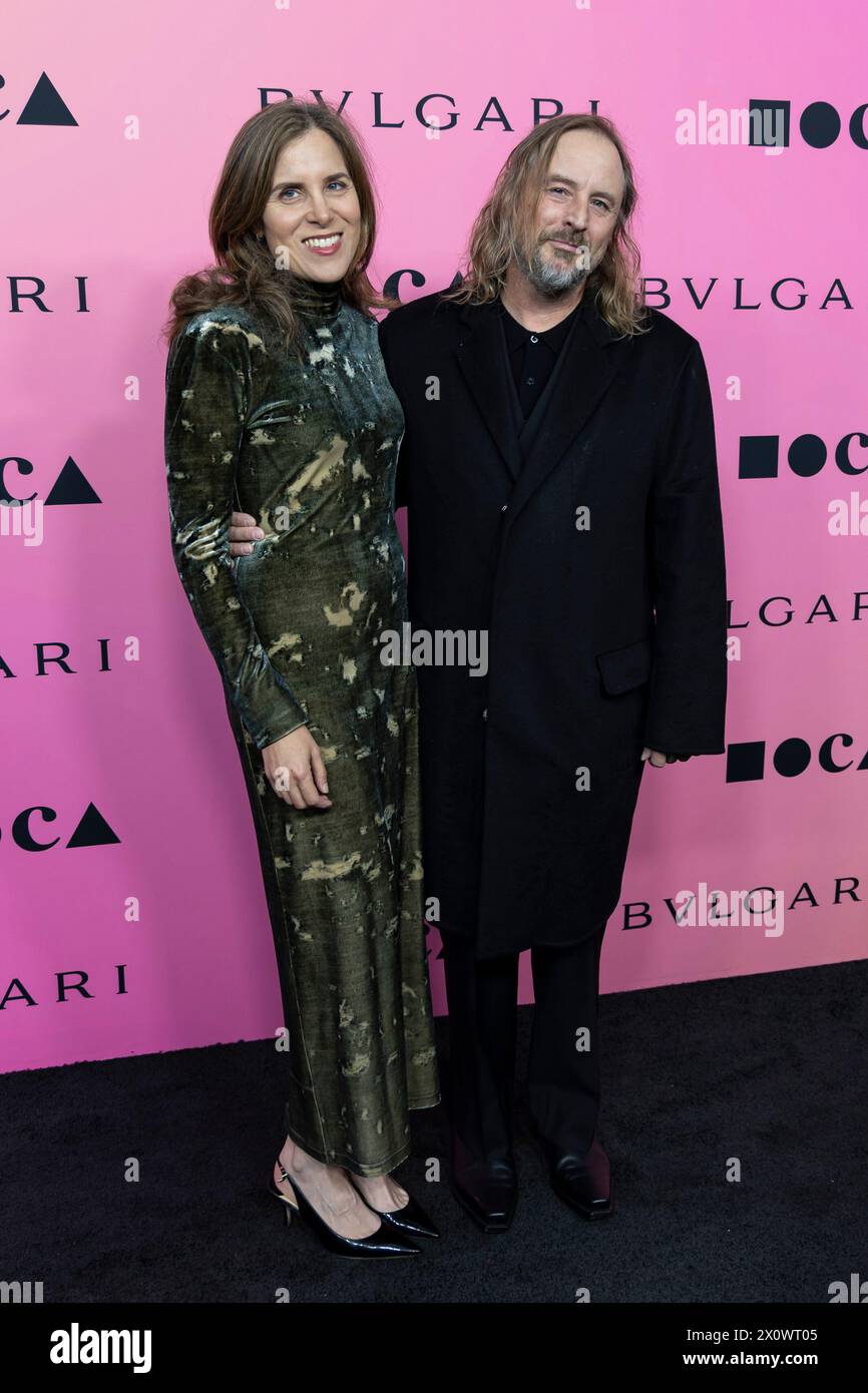 Melanie Schiff and Sterling Ruby attend the arrivals of “The MOCA Gala ...