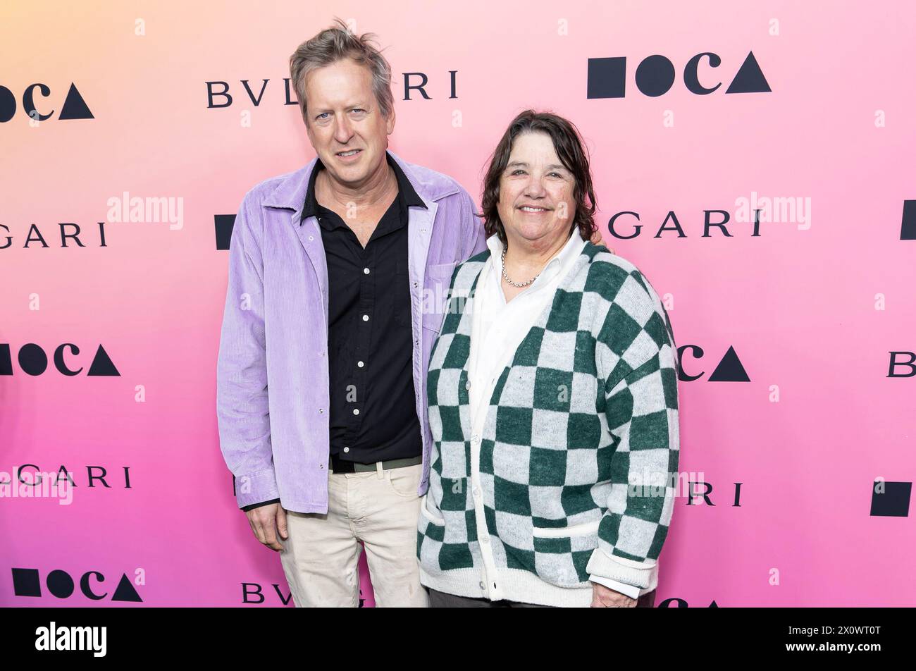 Doug Aitken and Catherine Opie attend the arrivals of “The MOCA Gala ...
