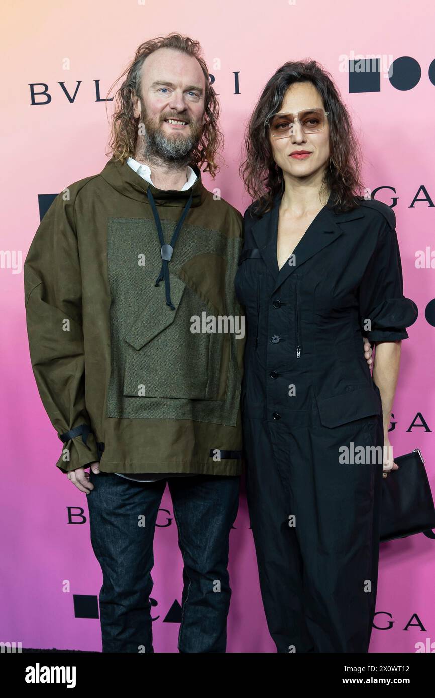Nathaniel Mellor’s and Tala Madani attend the arrivals of “The MOCA ...
