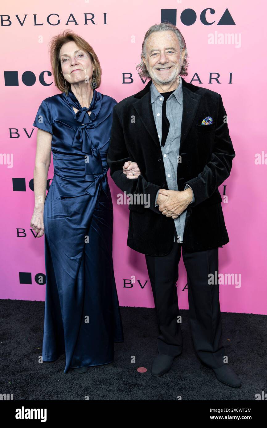 Pamela Mohn and Jerod Mohn attend the arrivals of “The MOCA Gala” at ...