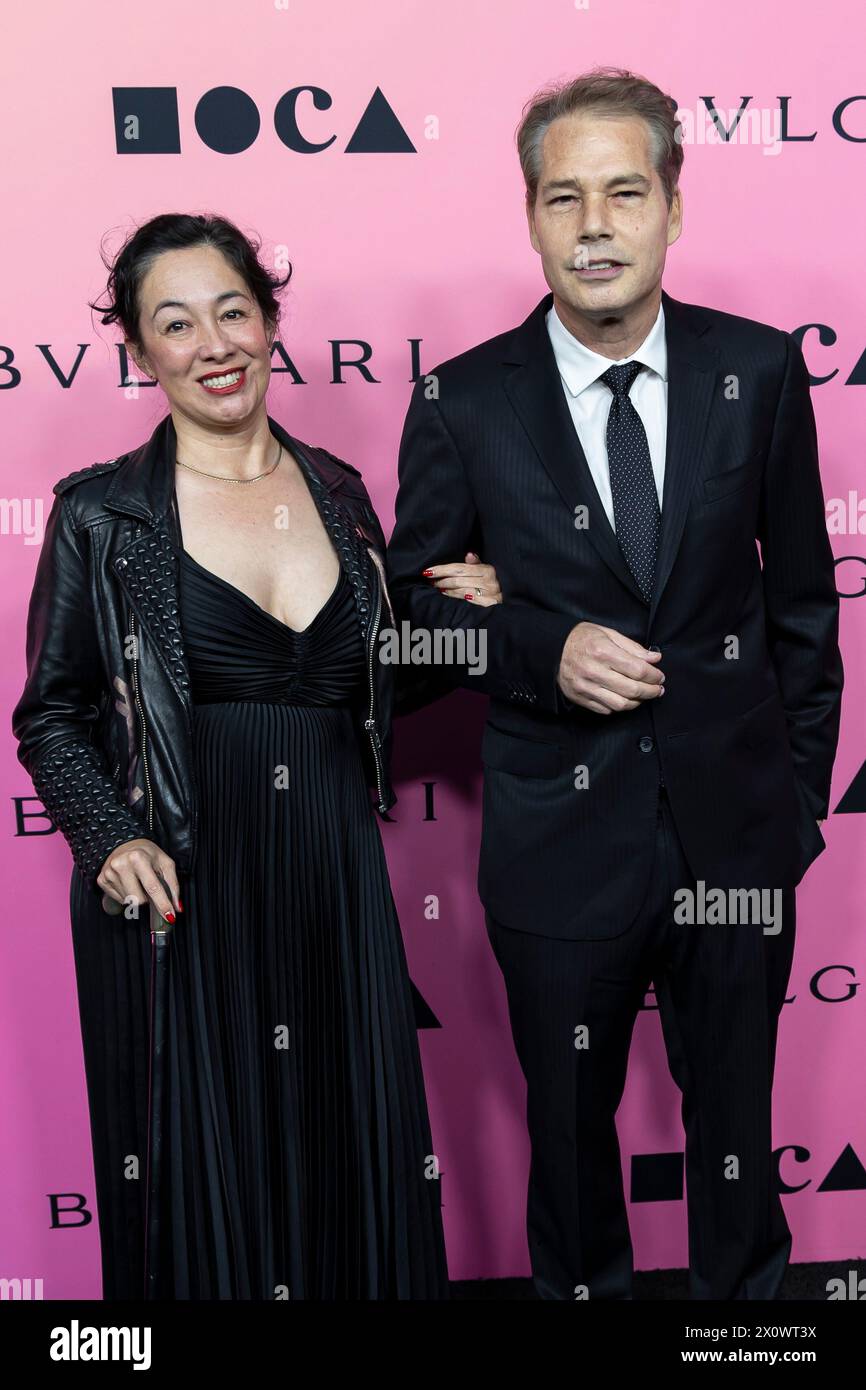 Los Angeles, USA. 13th Apr, 2024. Amanda Fairey and Shepard Fairey ...