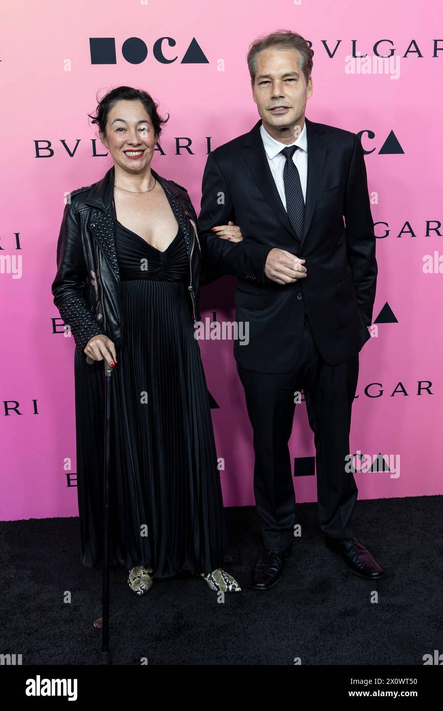 Los Angeles, USA. 13th Apr, 2024. Amanda Fairey and Shepard Fairey ...