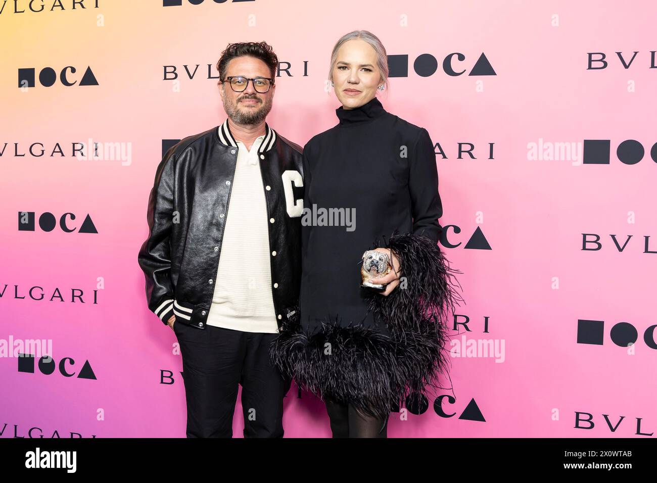 Los Angeles, USA. 13th Apr, 2024. Cole Sternberg and Kelsey Lee Offield ...