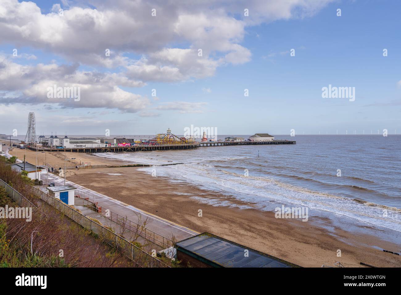 Clacton-on-Sea, Essex, England, UK - March 24, 2023: View from the ...