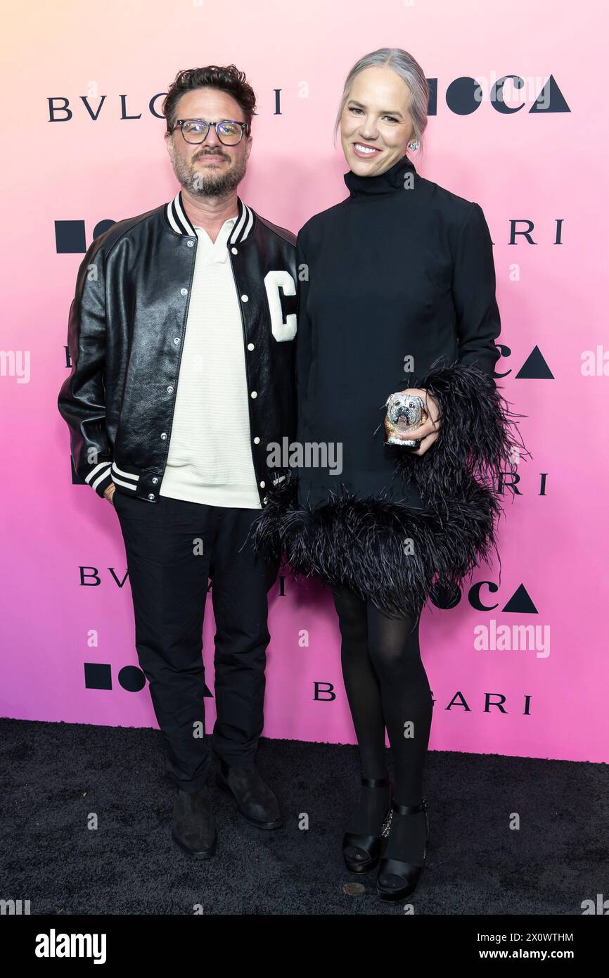 Los Angeles, USA. 13th Apr, 2024. Cole Sternberg and Kelsey Lee Offield ...