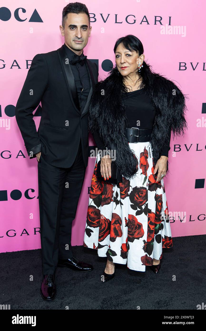 Los Angeles, USA. 13th Apr, 2024. Fadi Zaya and Esthella Provas attend the arrivals of “The MOCA ...