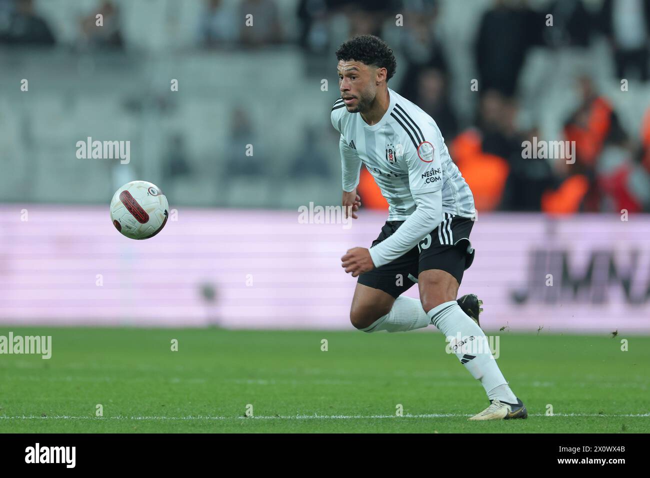 Istanbul, Turkey, April 13th 2024: Alex Oxlade-Chembarlain (15 Besiktas ...