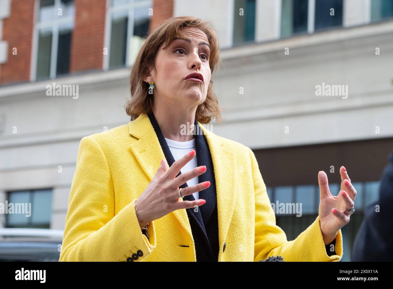 London, England, UK. 14th Apr, 2024. UK Health Secretary VICTORIA ...
