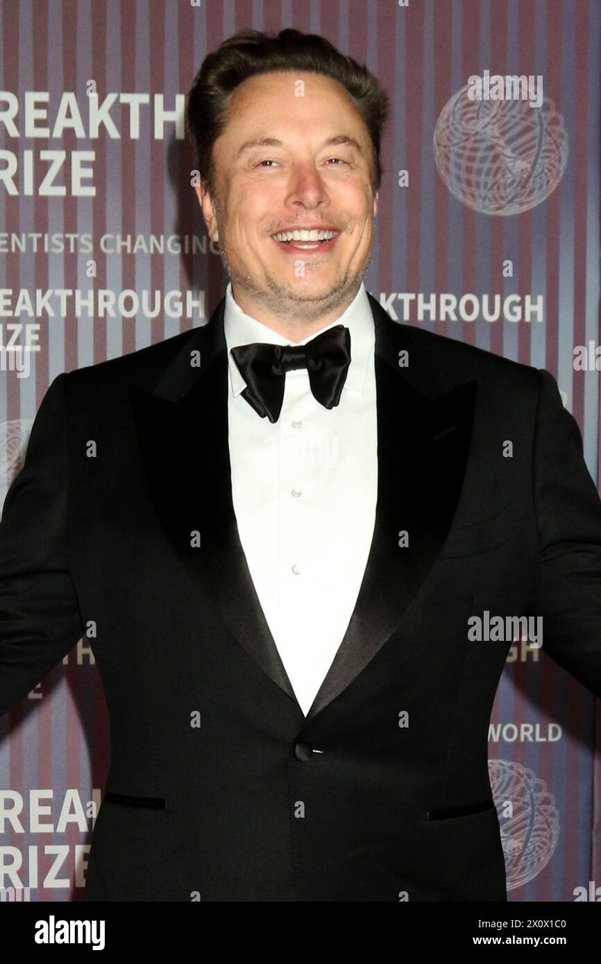 April 13, 2024, Los Angeles, Ca, USA: LOS ANGELES - APR 13: Elon Musk ...