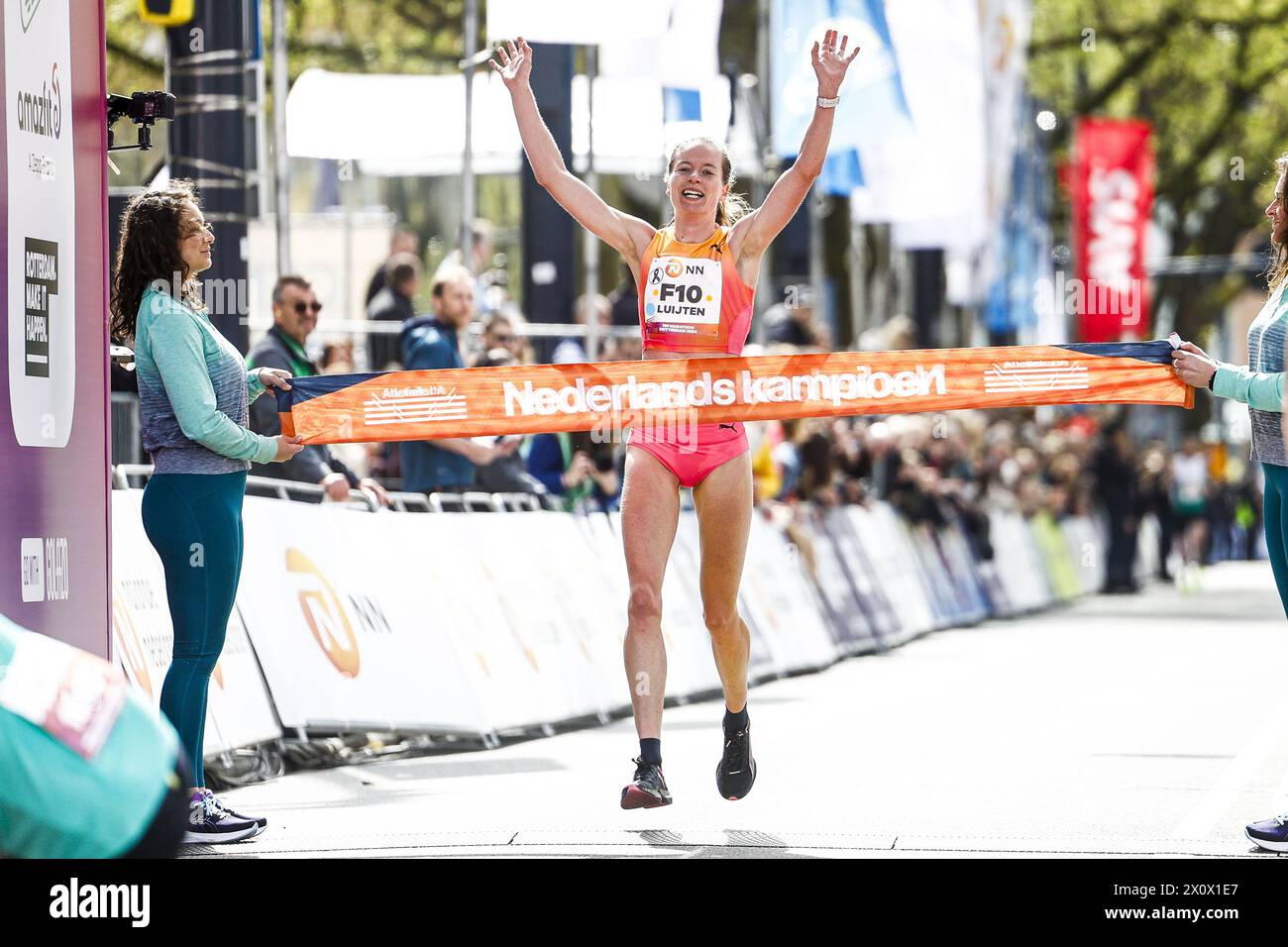 ROTTERDAM - Anne Luijten is Dutch champion during the 43rd edition of ...