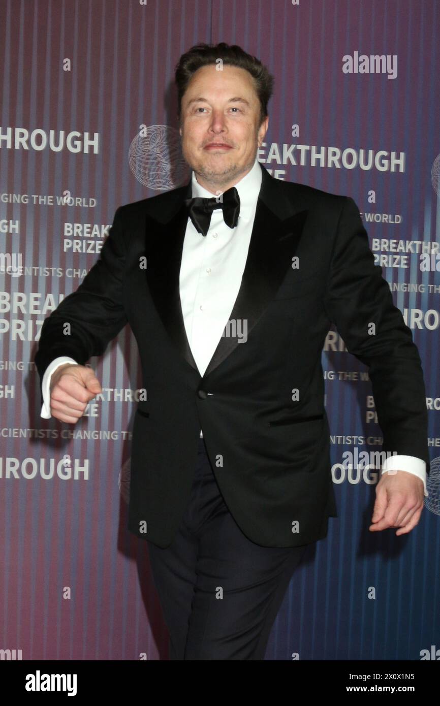 April 13, 2024, Los Angeles, Ca, USA: LOS ANGELES - APR 13: Elon Musk ...