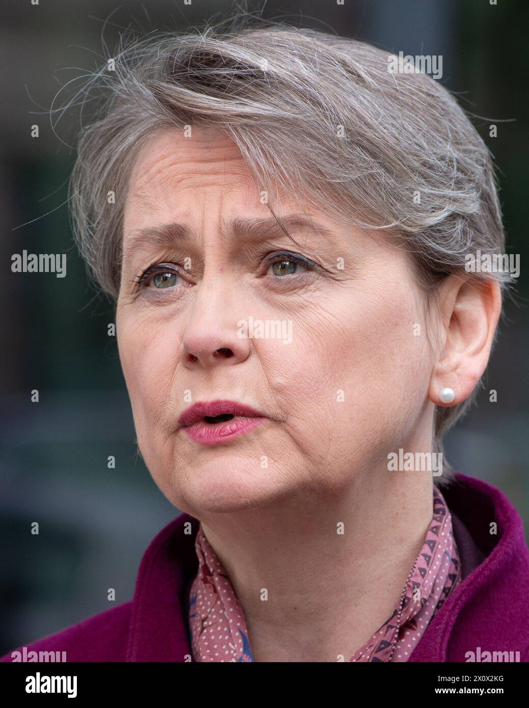 London, England, UK. 14th Apr, 2024. Shadow Home Secretary YVETTE ...